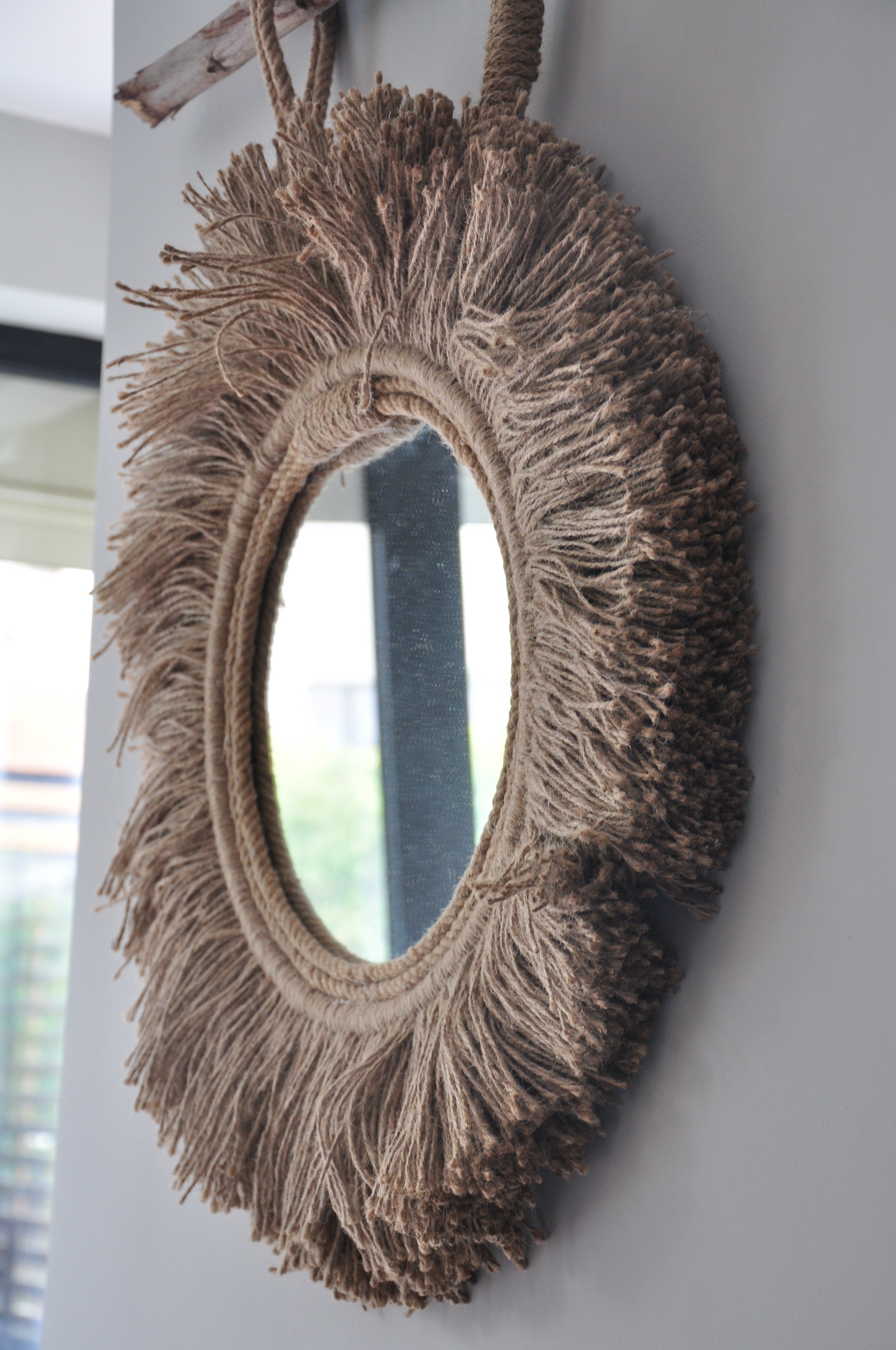 Jute Hanging Mirror – www.handpickeg.com